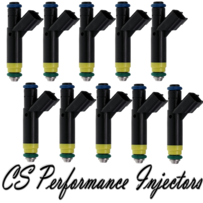 OEM Ford Fuel Injectors Set (10) BC3E-CA for 05-16 Ford 6.8L V10 Super ...