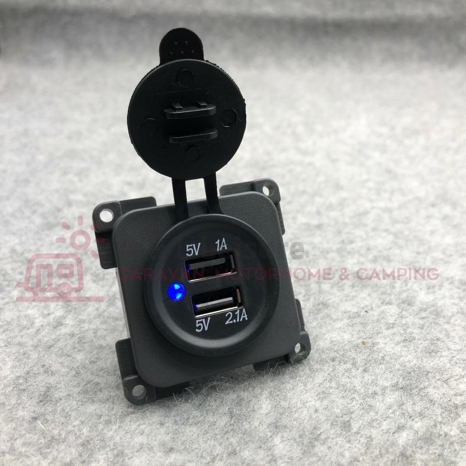 CBE C-Line 12v Double USB Socket Module Charger Caravan Motorhome ...