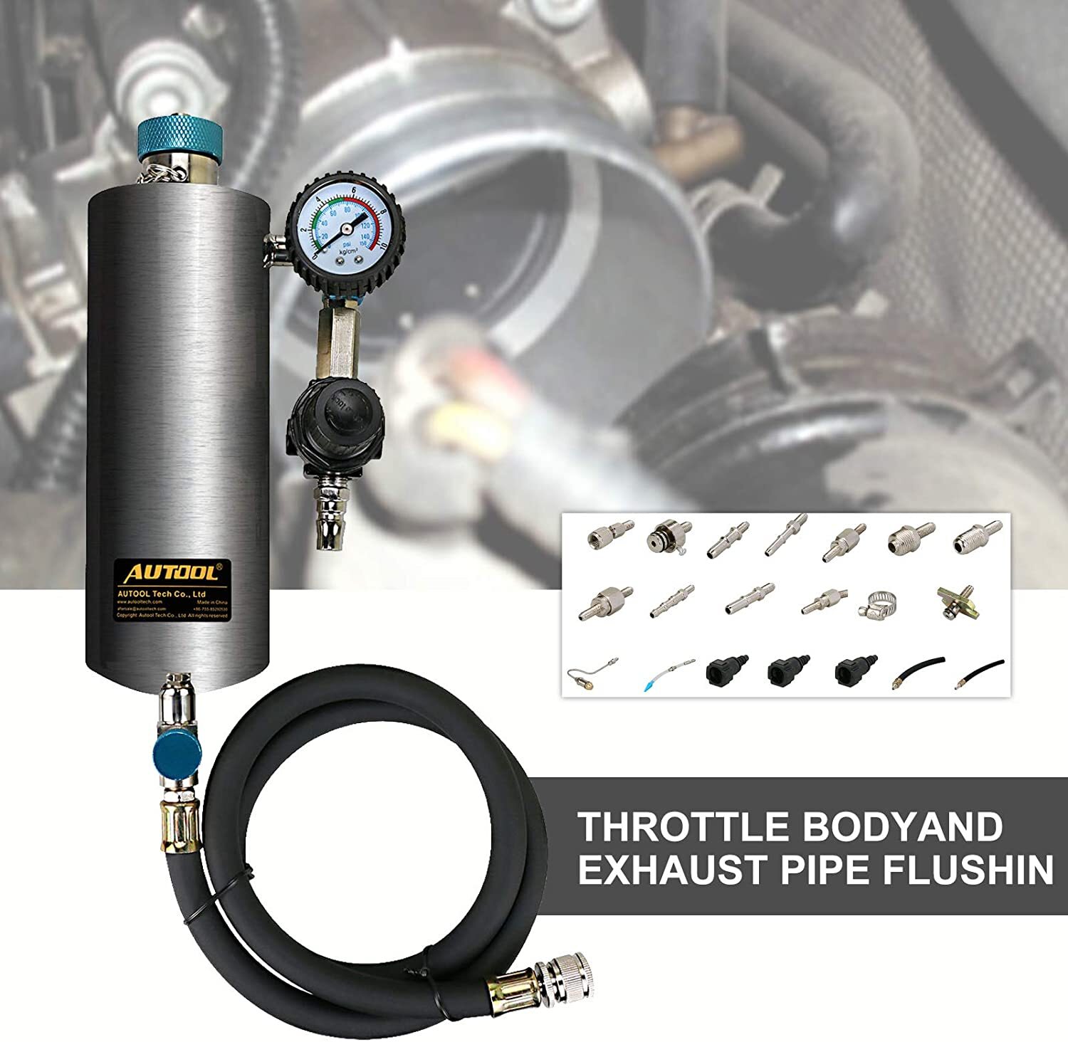 Diesel Fuel Injector Cleaning Tool Kit Non-Dismantle Fuel Injection ...