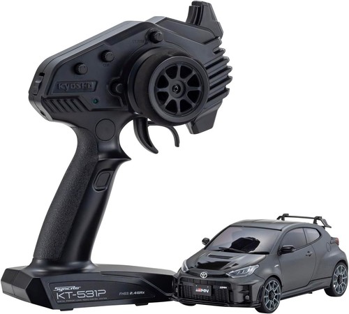 Kyosho MINI-Z AWD TOYOTA YARiS Circuit Package Gun Metallic Ready Set ...