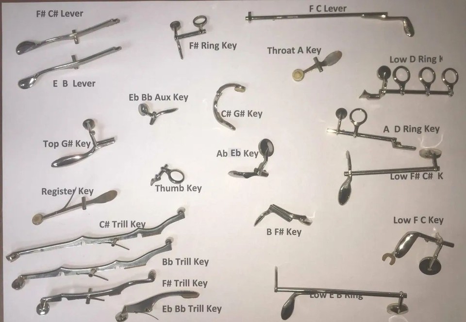 Yamaha Advantage 400 Clarinet REPLACEMENT KEYS | eBay