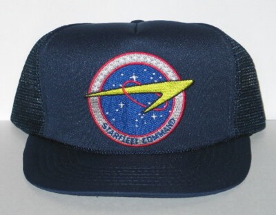 Star Trek Enterprise TV Series Star Fleet Command on a Blue Baseball ...