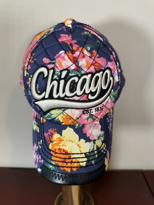 Robin Ruth Cap Embroidered Chicago Graffiti Design Hat SnapBack Floral ...