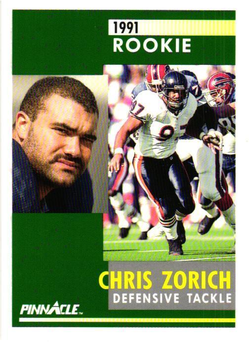 1991 Pinnacle #284 Chris Zorich | eBay