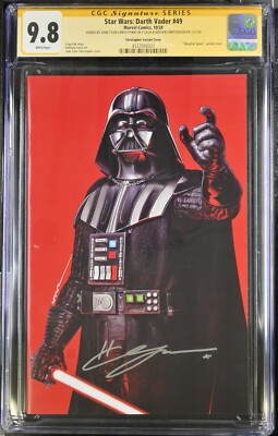 Star Wars Darth Vader #49 CGC 9.8 SS Signed x2 Hayden Christensen JTC ...