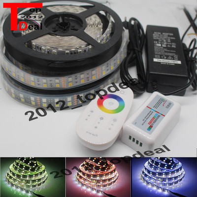 5M RGBW 5050 600LED Double Row LED Strip Black PCB +2.4G RGBW ...