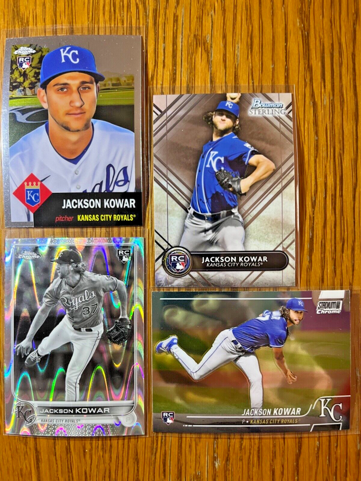 Jackson Kowar Royals Rookie, Topps Platinum Chrome, Ray Wave, Bowman Sterling | eBay