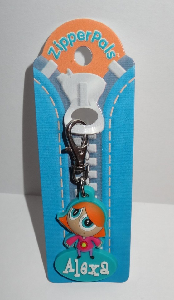 Zipper Pulls Kids Name Tag Zipper Pals ID Charm Backpack Bag Choose ...