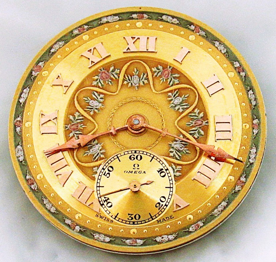 10s Omega Multi-Color Dial 21 Jewels Open Face Movement, Great Runner ...
