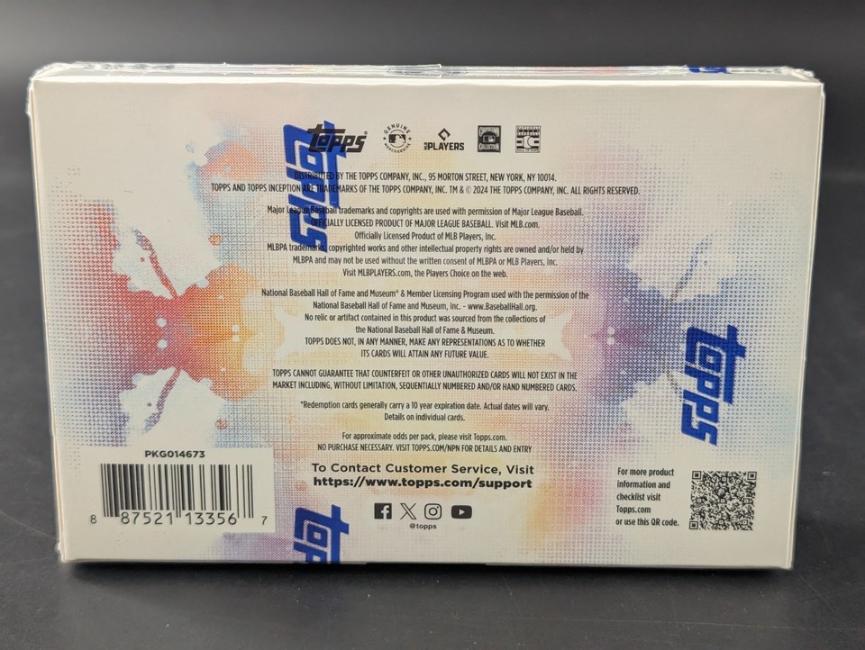 2024 Topps Inception Baseball Hobby 8-Box Case Skenes RC Year (8 ...