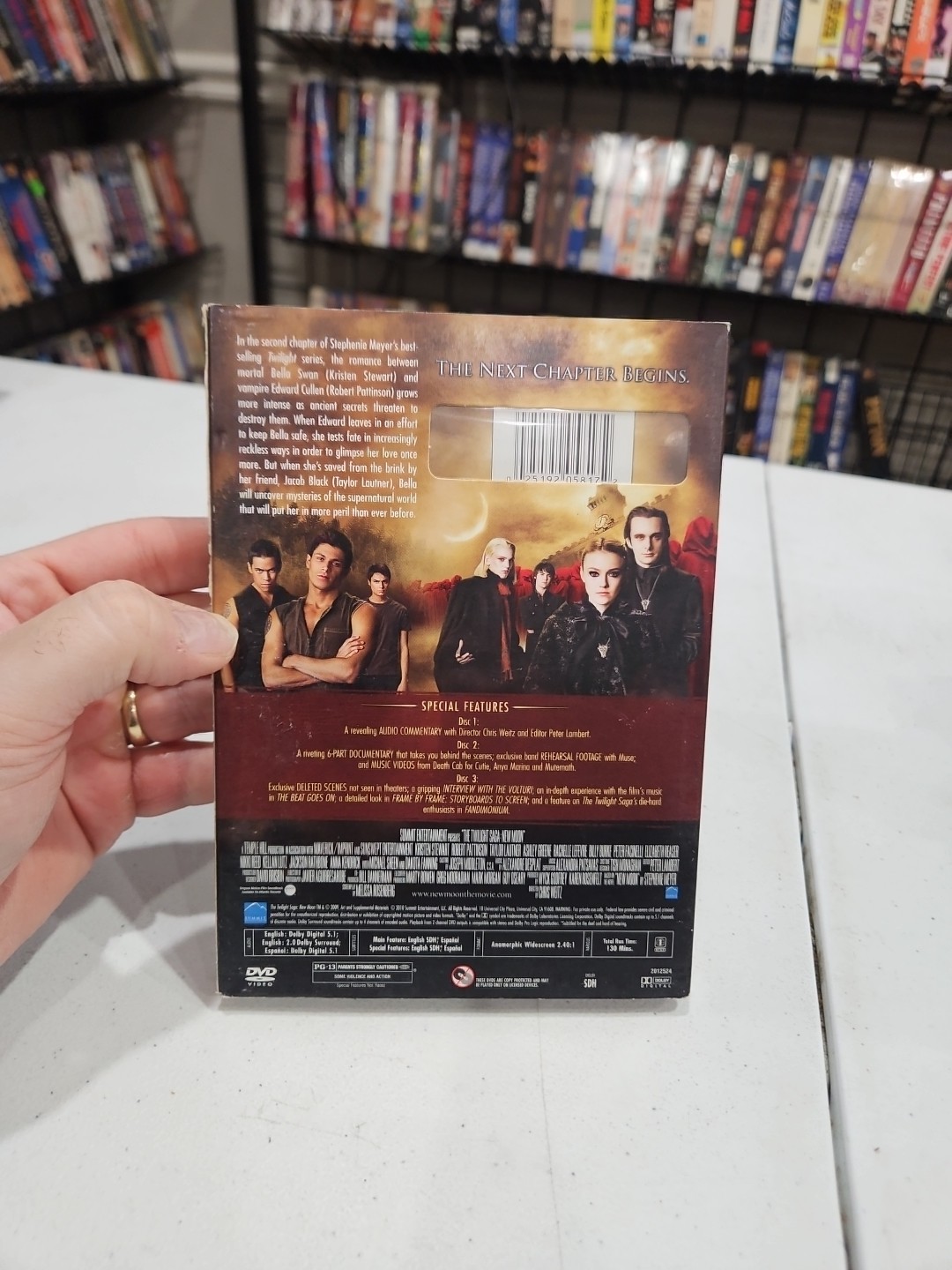 TWILIGHT SAGA NEW MOON-TARGET EXCLUSIVE 3 Disc Deluxe Edition DVD SET ...