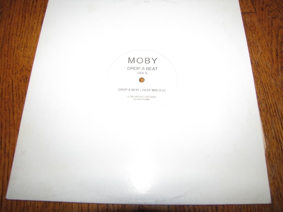 MOBY - DROP A BEAT - PROMO INSTINCT RECORDS 12" SINGLE | eBay