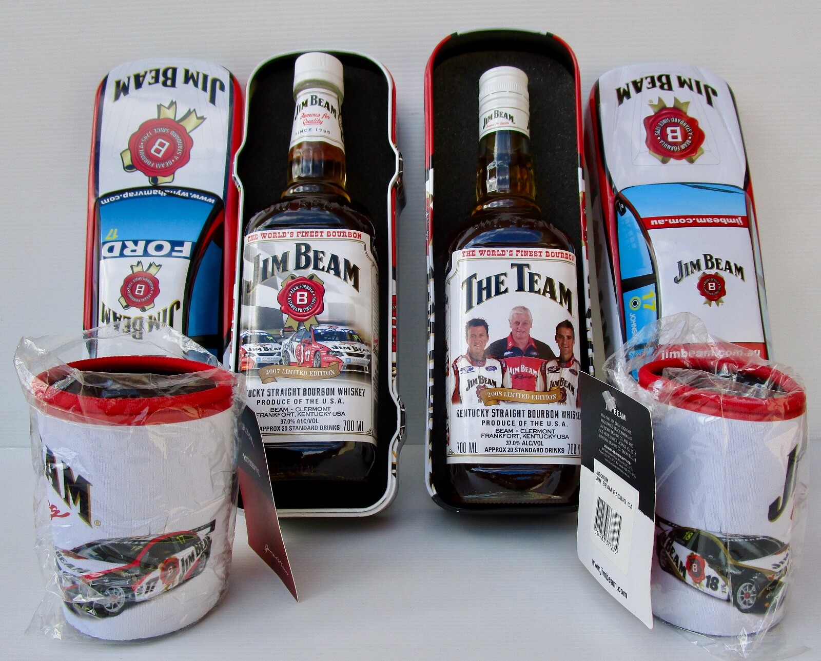 Jim Beam Racing Ltd Edit 2007 & 2008 Seasons 1 & 2 PLUS Matching Stubby ...