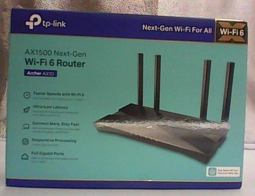 NEW OPEN BOX TP-Link Archer AX10(US) AX1500 Dual Band Router, Ver 1.0 ...