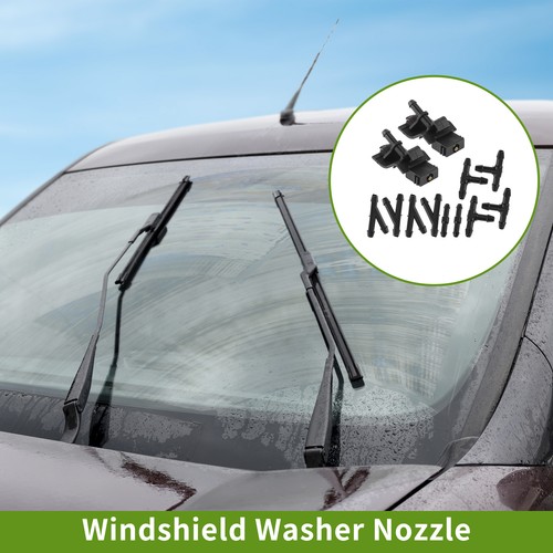 Windshield Washer Nozzle w/ Hose Connector for Toyota No.8538112300 1 ...