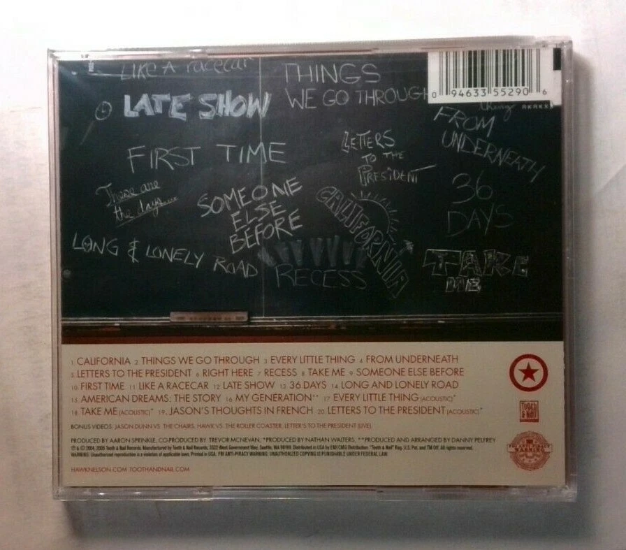 California Hawk Nelson Album