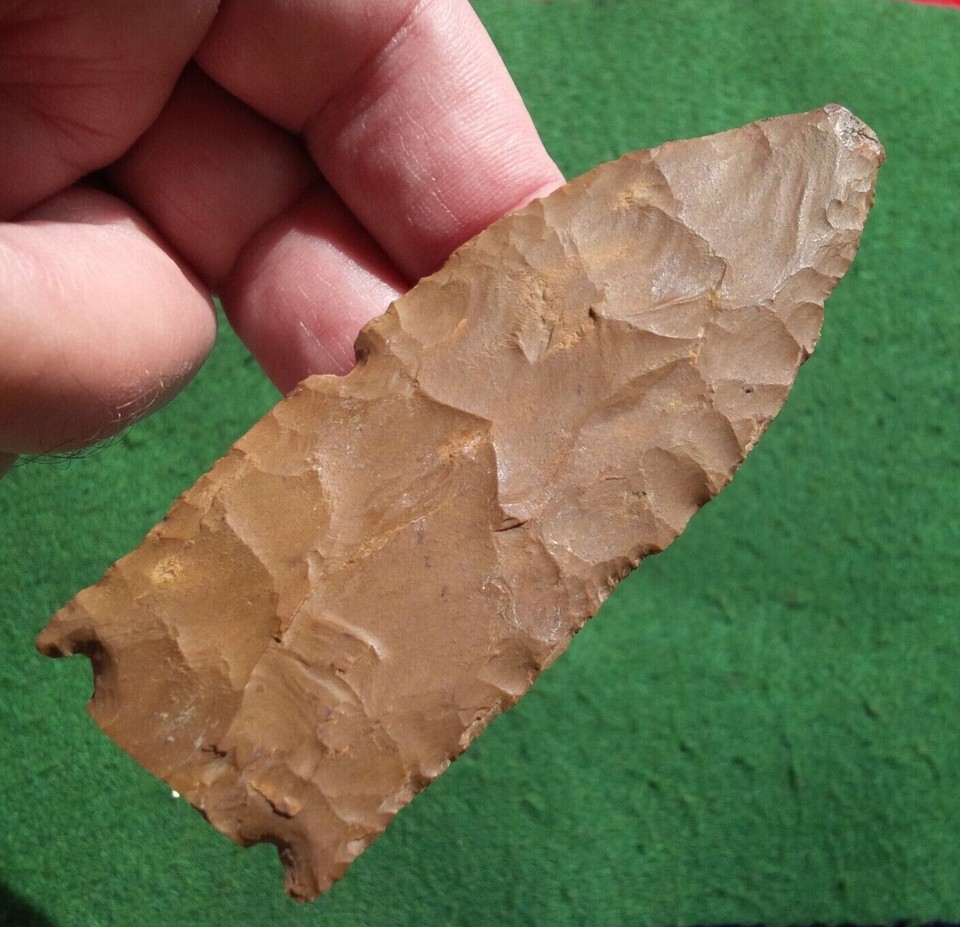 3-7/8" DOVETAIL SNAPPED BASE FORM PENNSYLVANIA ARROWHEAD AUTHENTIC ...