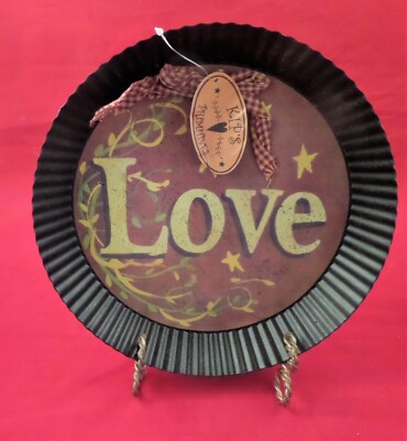 Primitive Style Tin - LOVE | eBay