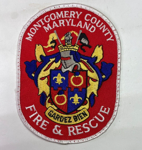 Montgomery County Fire & Rescue Maryland MD Patch T6 | eBay