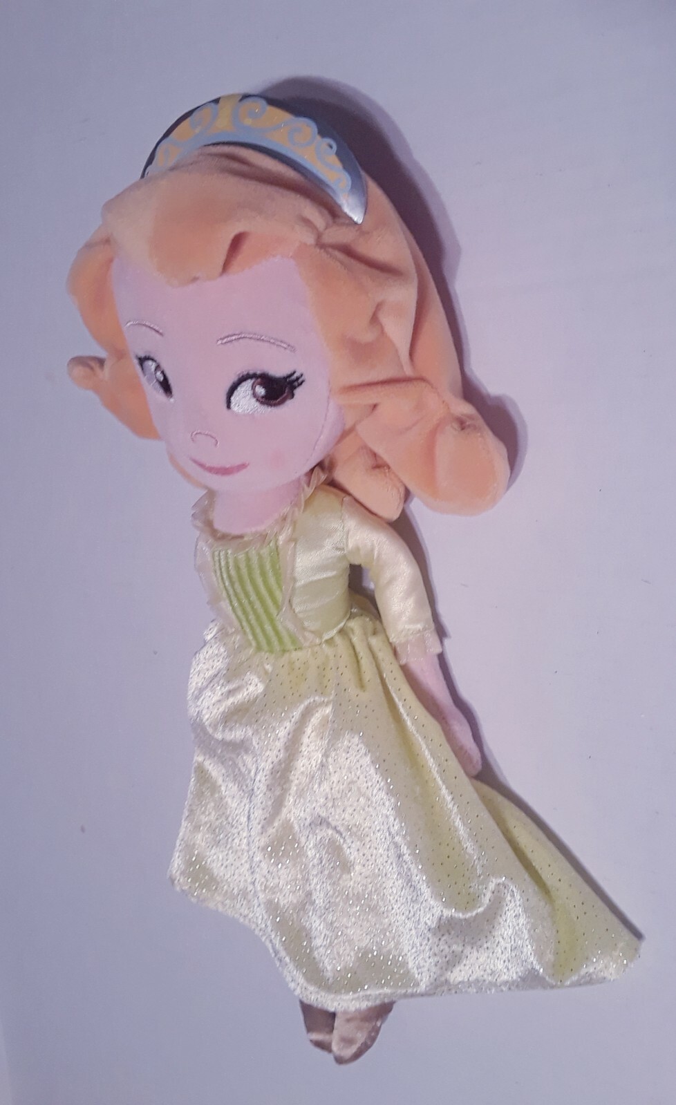 Disney Store Princess Amber Plush Stuffed Soft Doll Green Dress Sofia ...