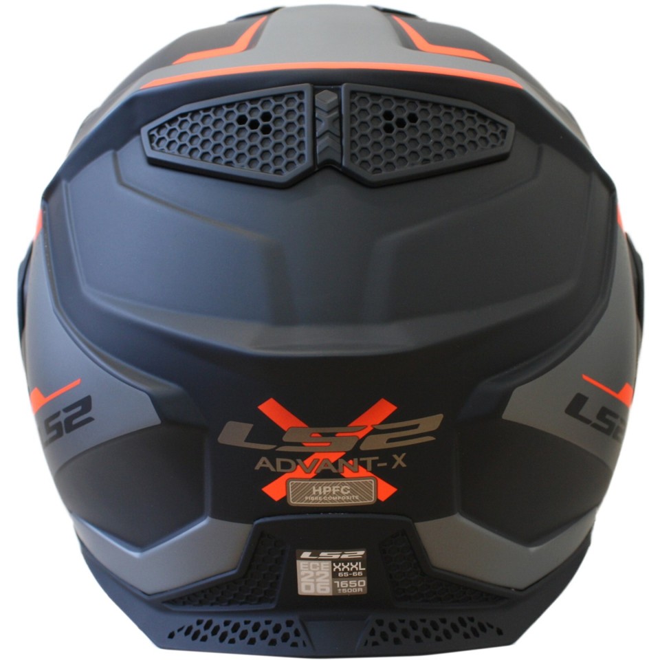 LS2 Motorcycle Helmet 3XL Advant X Oblivion FF901 Flip up Black ...