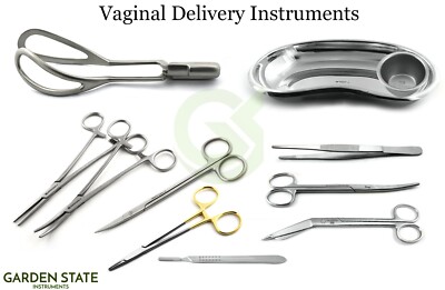 Gynae Normal Delivery Instruments Tray Gynecology Surgical Instruments ...