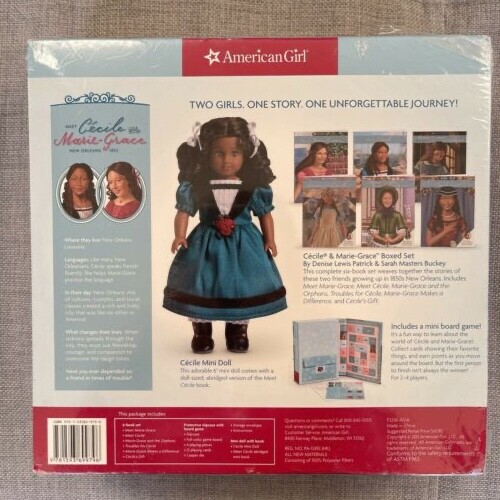 American Girl Cecile and Marie-Grace Boxed 6 Book Set & Cecile Mini ...