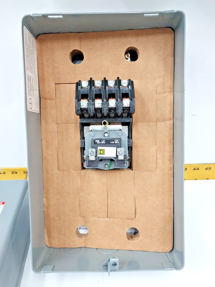New Square D 4 Pole Enclosed Lighting Contactor 120 VAC 8903LG40V02 | eBay