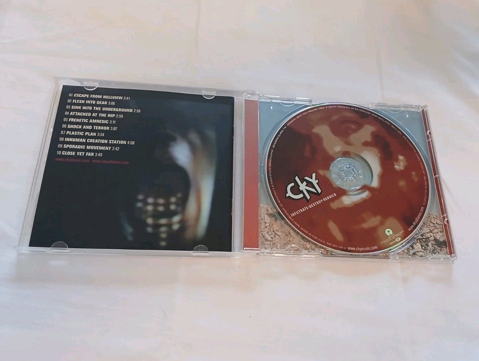 CKY Infiltrate Destroy Rebuild CD Compact Disc 2002 Rare Heavy Metal W ...
