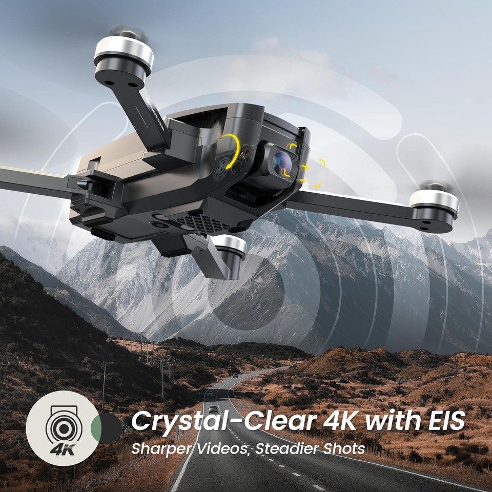 Holy Stone HS720E Remote ID GPS Drone 4K 5GHz FPV Brushless Motor | eBay
