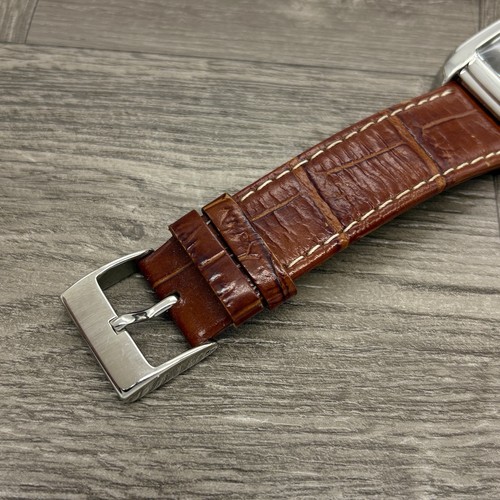 KENNETH COLE Stainless Steel Men's Dress Date Leather Quartz Wrist ...