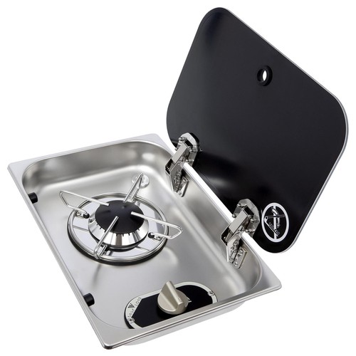 NAVY LOAD SINGLE BURNER HOB CARAVAN CAMPERVAN MOTORHOME STOVE TOP ...