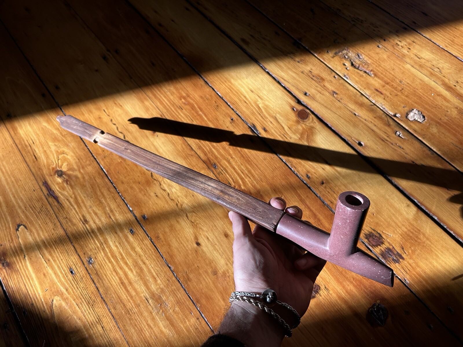 Authentic Native American Catlinite Peace Pipe Human Effigy Artifact | eBay