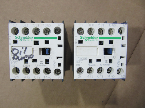 (2) Schneider Telemacanique LC1K06 Relay / Contactor 3P 25A 120V Coil ...