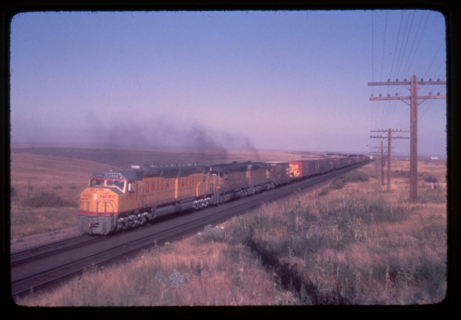 Railroad Slide - Union Pacific #6906 DD40 Locomotive 1969 Granite ...