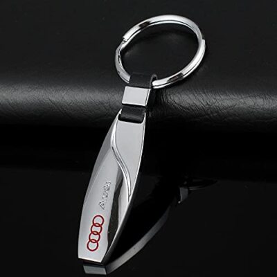 Audi A1, A2, A3, A4, A5, A6, A7, A8, Q5, Q7 keyring keychain ring Key ...
