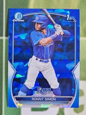 2023 Bowman Sapphire Edition 1st #BCP-112 Ronny Simon Tampa Bay Rays | eBay