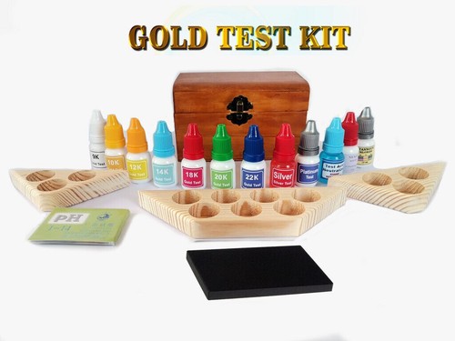 Gold & Silver Testing Kit: Ultimate Precious Metal Reagents with Lupa ...