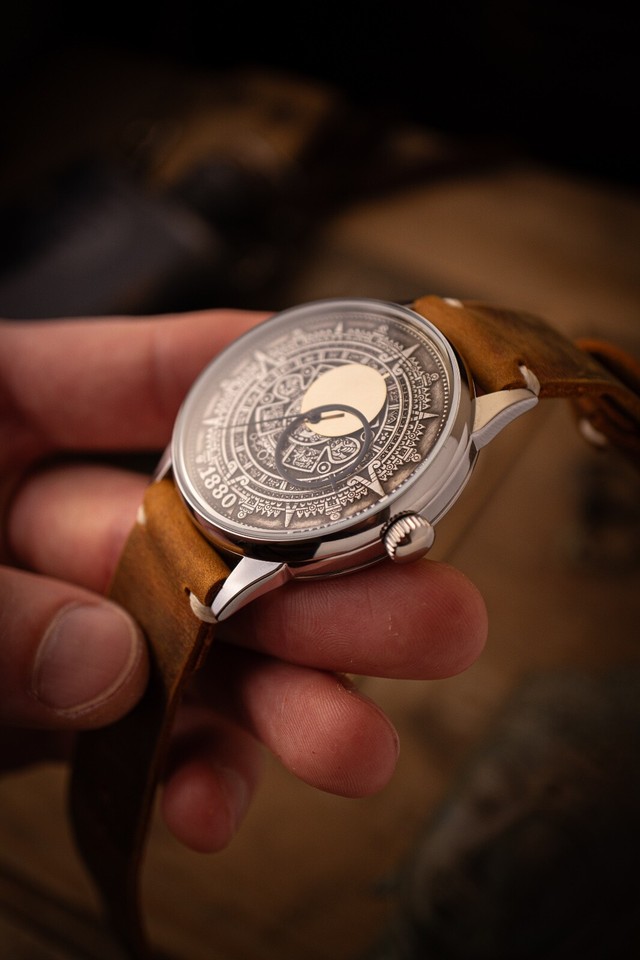 Aztec calendar, Vintage watch, MARRIAGE WATCH, 1980s Copernicus watch ...