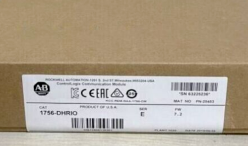 New Sealed AB 1756-DHRIO DH Plus/RIO Controllogix Communication Module ...