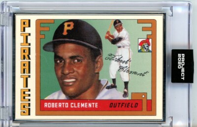 TOPPS PROJECT 2020 ROBERTO CLEMENTE - GROTESK AP 07/20 Silver Frame #45 ...