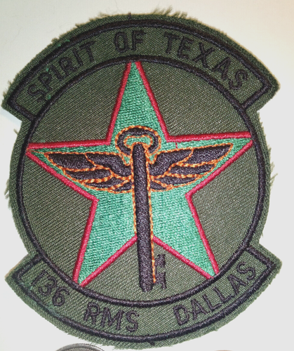 USAF 136th Resource Management Squadron Patch Badge Crest | eBay