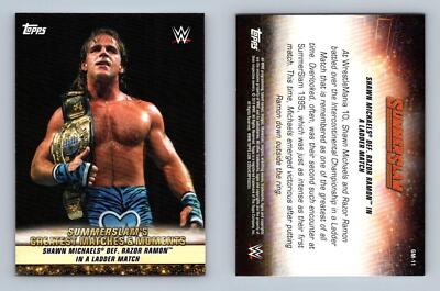 Shawn Michaels Def Razor Ramon #GM-11 WWE SummerSlam 2019 Greatest ...