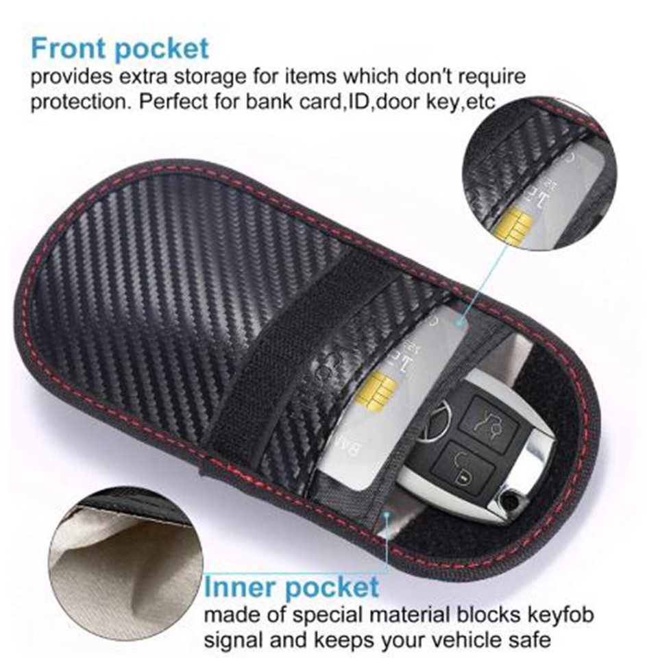 Anti-theft Car For Key Fob RFID Signal Blocker RFID Shielding Faraday ...