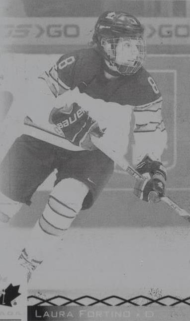 2017 Upper Deck Team Canada Juniors - Laura Fortino #39 Printing Plate ...
