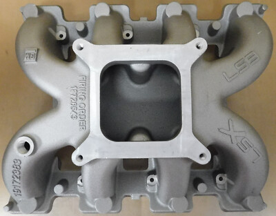 GM Performance LS 25534401 Carb Intake, LS3, L92, L76 Alum, 4150 Flg ...
