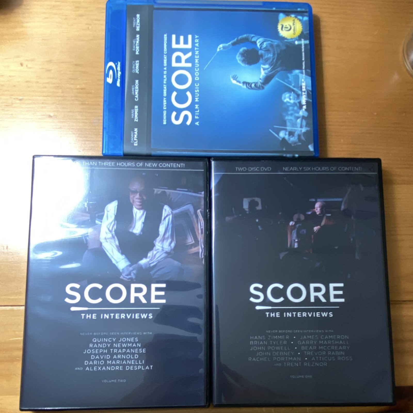 Score: A Film Music Documentary Blu-ray & Score: The Interviews DVD Set ...