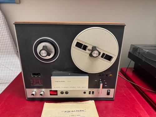Vtg Realistic 999B 3 Head 3 Speed Reel to Reel Tape Player/Recorder For ...