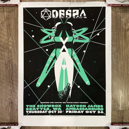 Odesza 2014 The Showbox Seattle 18x24 Poster Grasshopper Rare Hayden ...