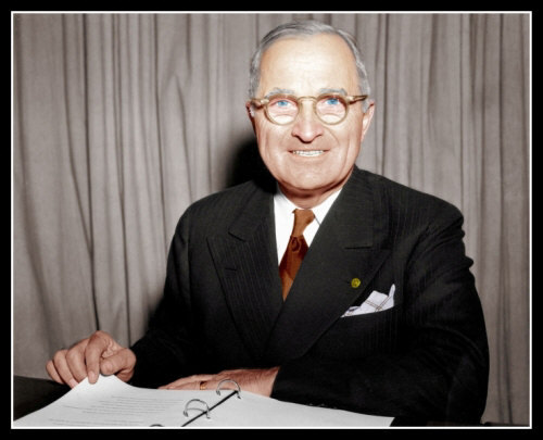 Harry Truman Photo 8X10 - President Missouri COLORIZED | eBay